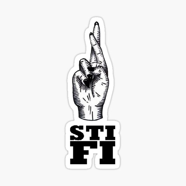 "Smoke Finger Stifi" Sticker by haruslakuu | Redbubble