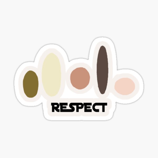 "Respect" Sticker by theFlyingAce1 | Redbubble