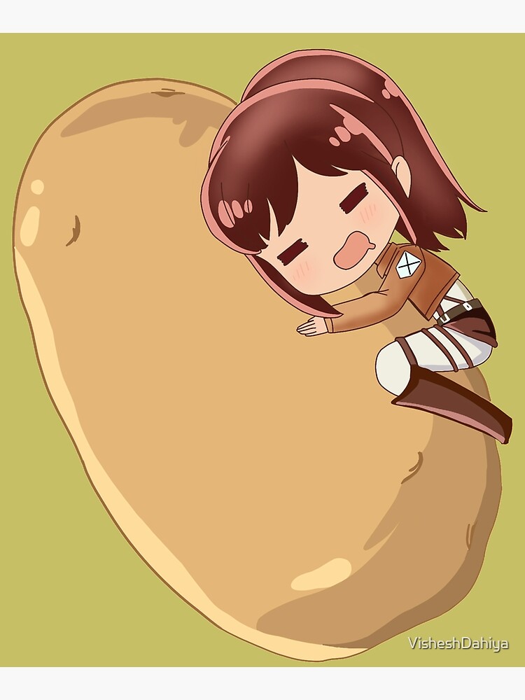 "Sasha High On Potato" Mounted Print for Sale by VisheshDahiya | Redbubble