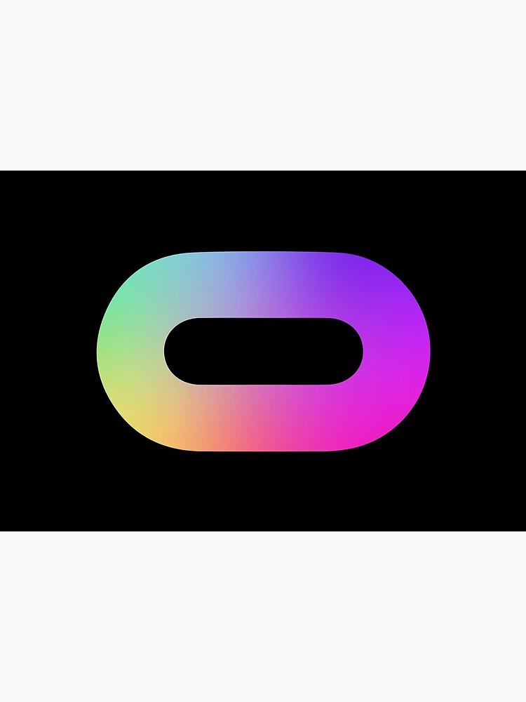 "Rainbow Holographic Oculus VR Logo" Mask for Sale by -Panda-Monium ...
