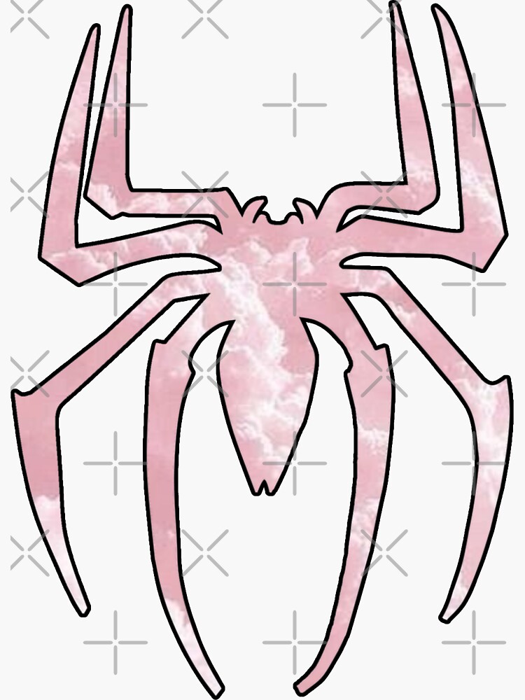 "Pink Spider" Sticker by samiraahmad | Redbubble