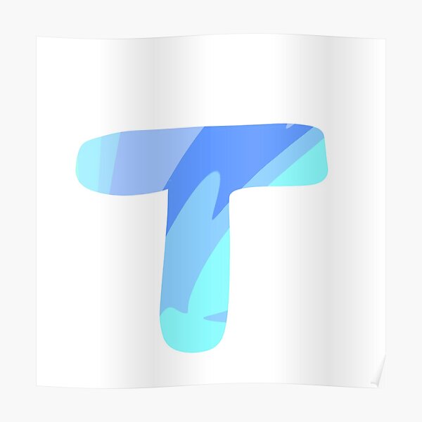 "Alphabet letter T" Poster for Sale by GabiMl | Redbubble