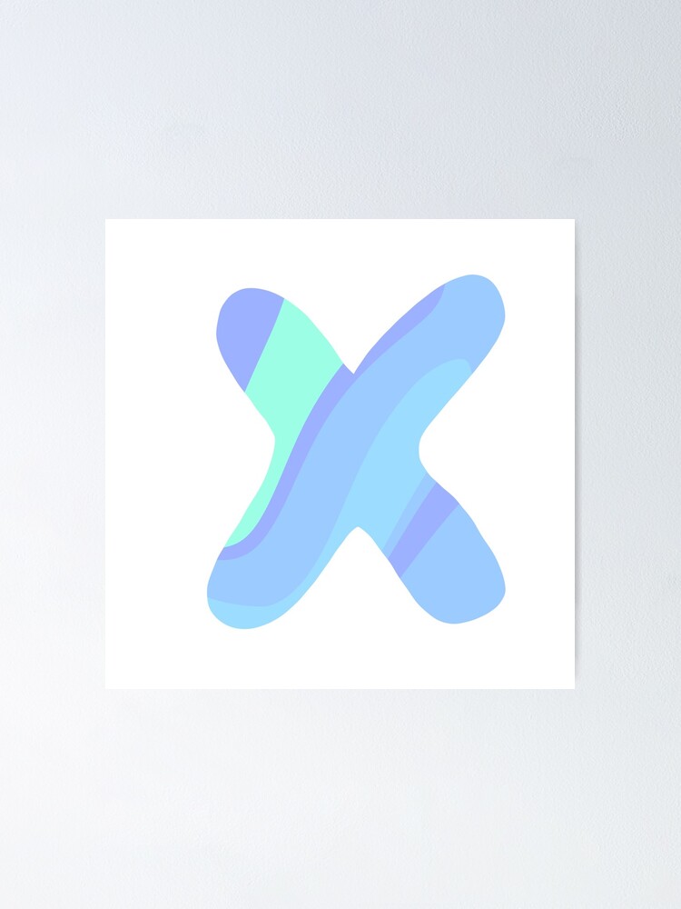"Alphabet letter X" Poster by GabiMl | Redbubble