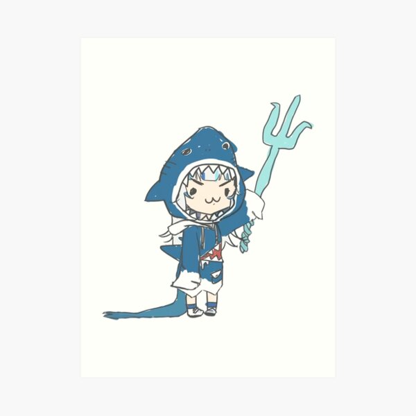 "Gawr Gura LOADING screen - Hololive #hololiveEnglish #holoMyth" Art ...