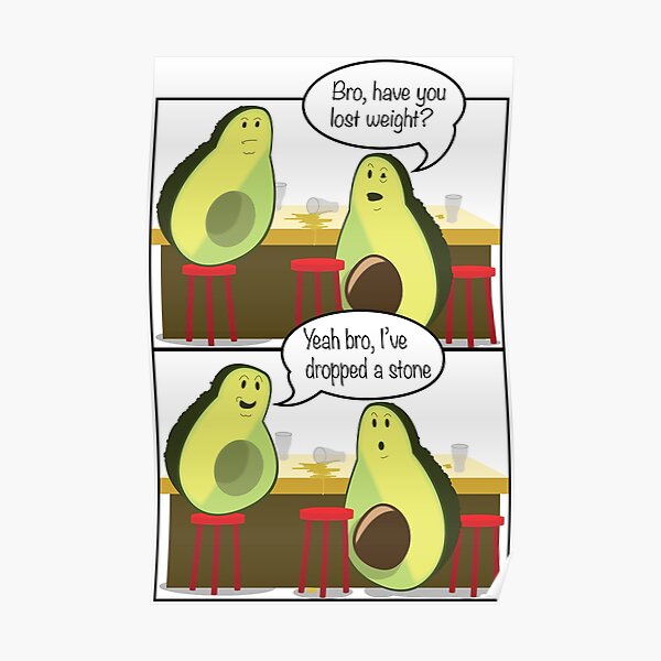 "Avo Bros" Poster by LukeRosenberg | Redbubble