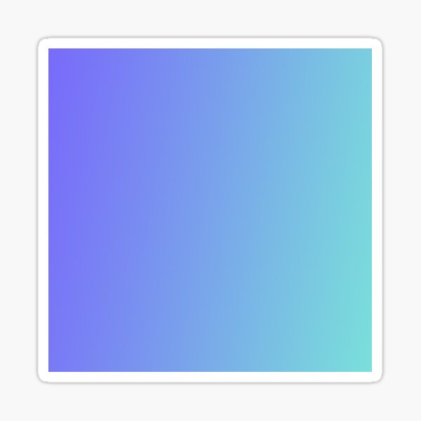 "Pure blue gradient" Sticker for Sale by UpsilonShop | Redbubble