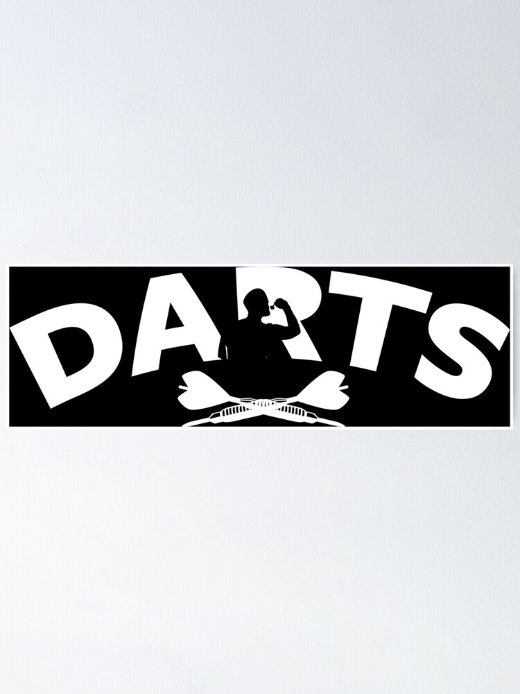 "Darts Dart Player Knockout Effect" Poster for Sale by OmmeDesigns ...