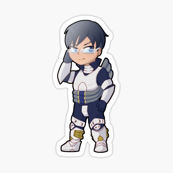 "Chibi! MHA - Iida" Sticker by CoralTheCookie | Redbubble