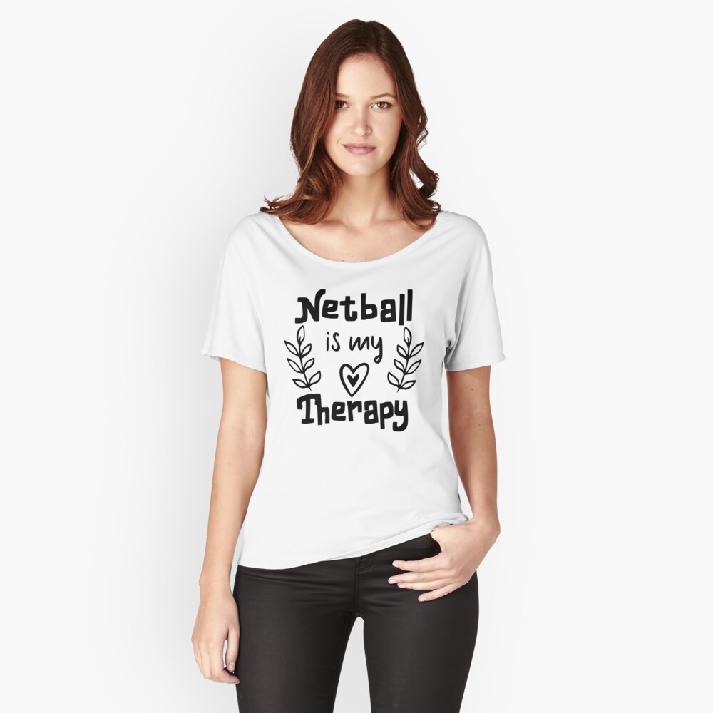 "Netball Is My Therapy, Netball Quote, Netball Design, Funny Netball ...