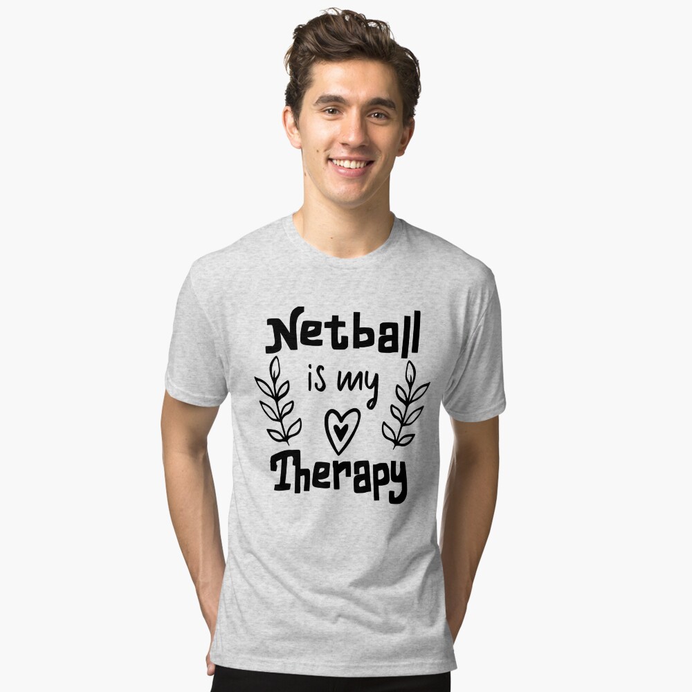 "Netball Is My Therapy, Netball Quote, Netball Design, Funny Netball ...