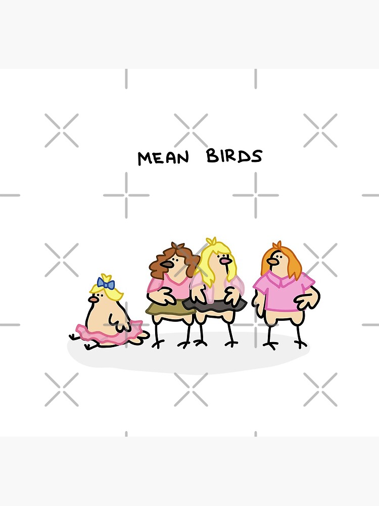 "mean birds" Art Print for Sale by TeaBag114 | Redbubble