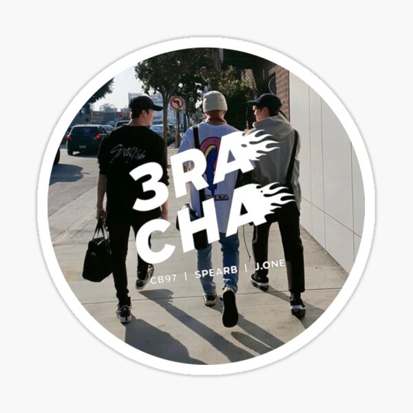 "STRAY KIDS 3RACHA LOGO" Sticker for Sale by tetstickuru | Redbubble