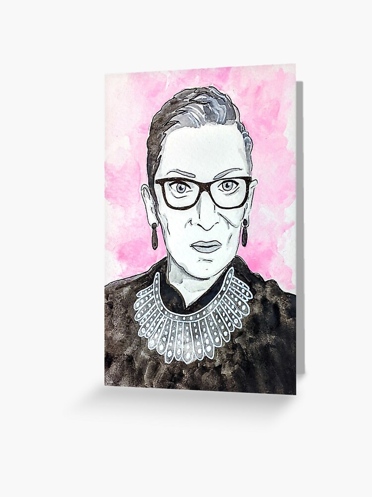 Paper & Party Supplies Ruth Bader Art Ruth Bader Ginsburg Postcards ...