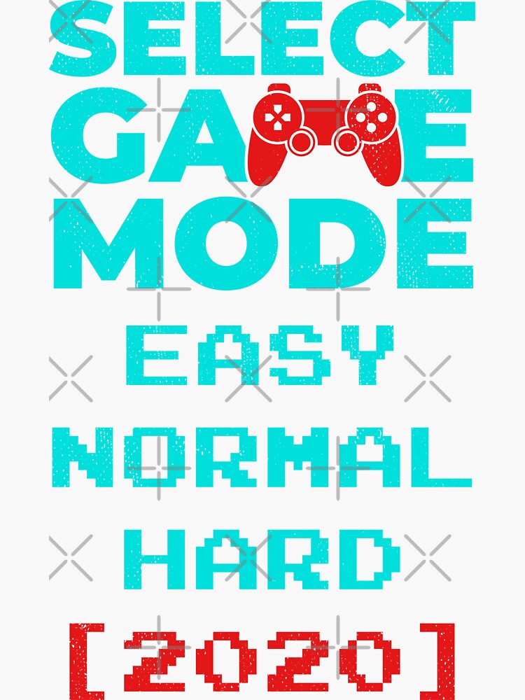 "Select Game Mode 2020" Sticker by artworkbyrihen | Redbubble