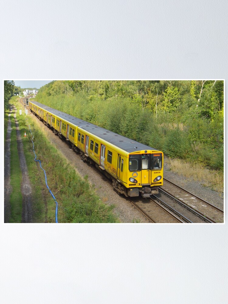 "Merseyrail Class 508 departing Hooton" Poster for Sale by ...