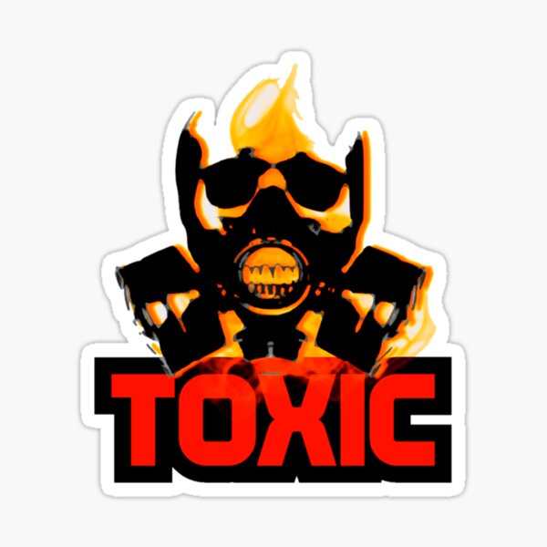 "Toxic Gamer | Video Game" Sticker for Sale by adityanik | Redbubble