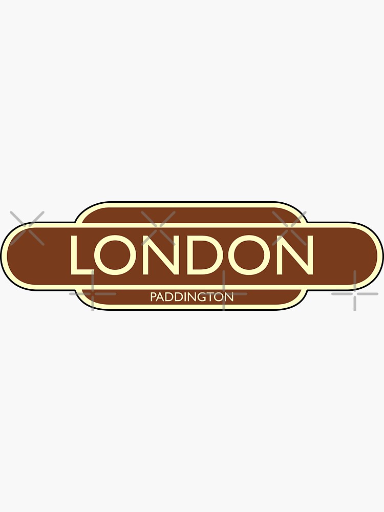 "London (Paddington)" Sticker for Sale by ben-taylor1234 | Redbubble