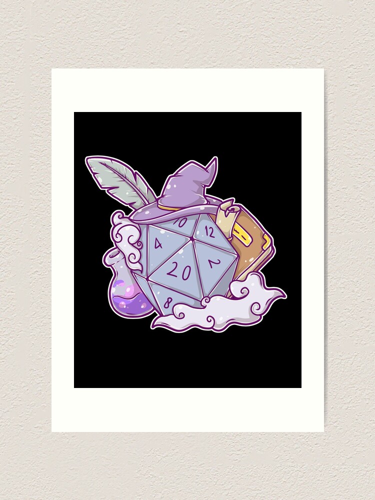 "Wizard Adventurer's Kit" Art Print by Mimic-Gaming-Co | Redbubble