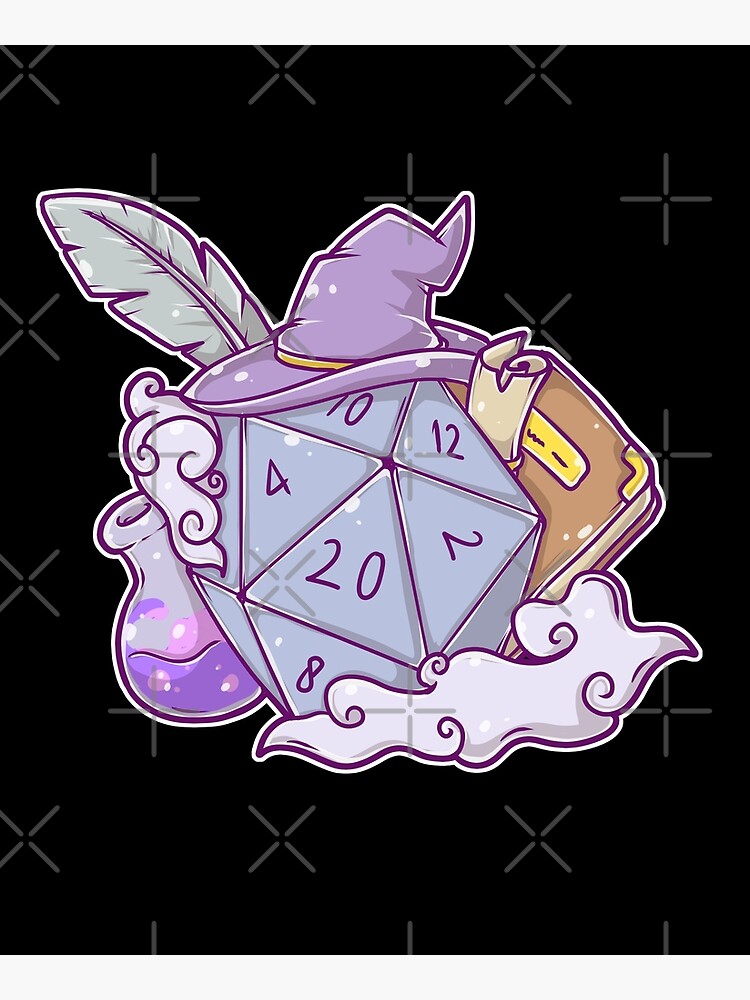 "Wizard Adventurer's Kit" Art Print by Mimic-Gaming-Co | Redbubble