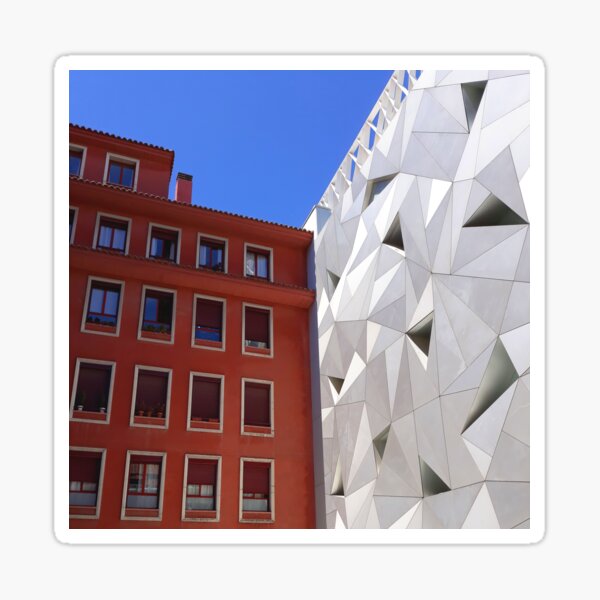 "Old and New, Side by Side" Sticker for Sale by MarigoldCreatif | Redbubble