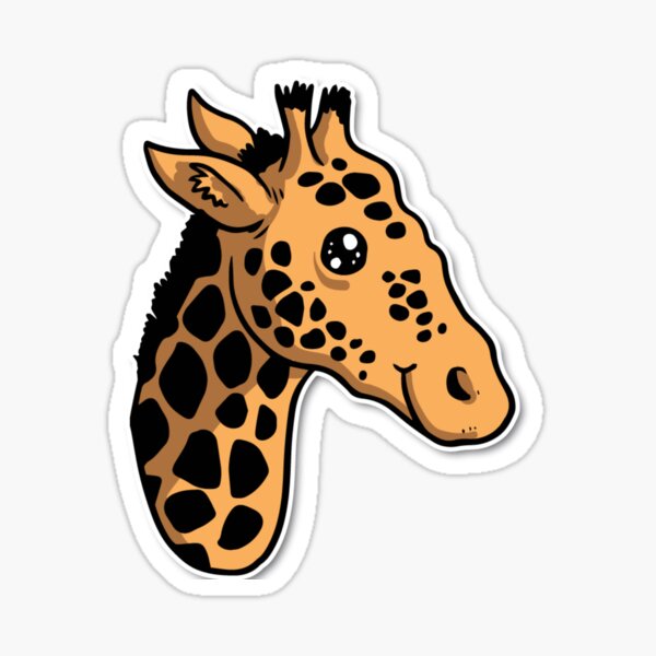 "Giraffe Cartoon " Sticker for Sale by Dheeruraj89 | Redbubble