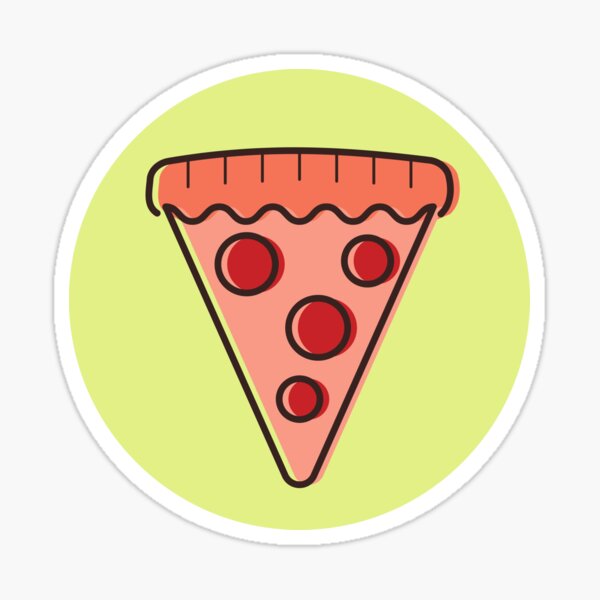 "Cute Pizza Logo" Sticker by babyclothes2020 | Redbubble