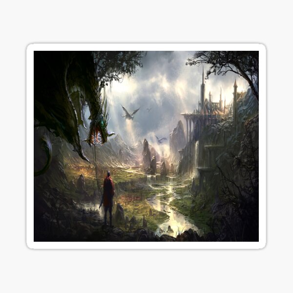 "Elder Scrolls" Sticker for Sale by bugaimer | Redbubble