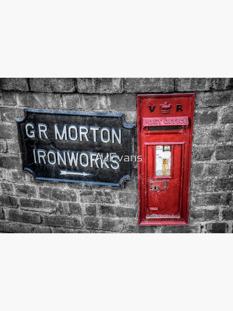 "Vintage British Post Box" Sticker by AJEvans | Redbubble