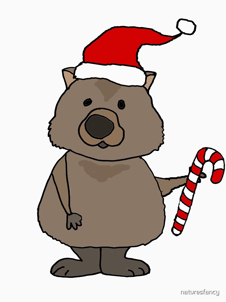 Funny Wombat Christmas Cartoon Classic T-Shirt sold by Peters Karl-erik ...