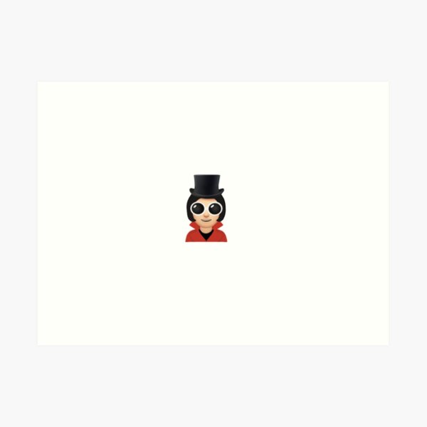 "Willy Wonka Tik Tok Emoji" Art Print by stickersbymh | Redbubble
