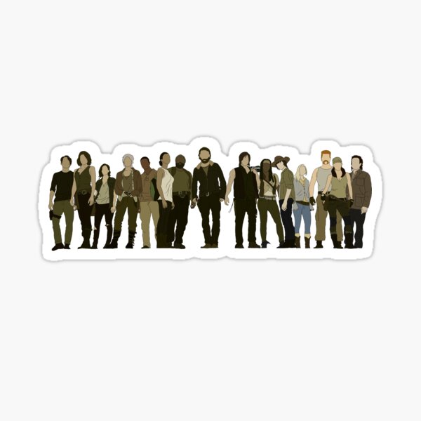Twd Stickers Redbubble