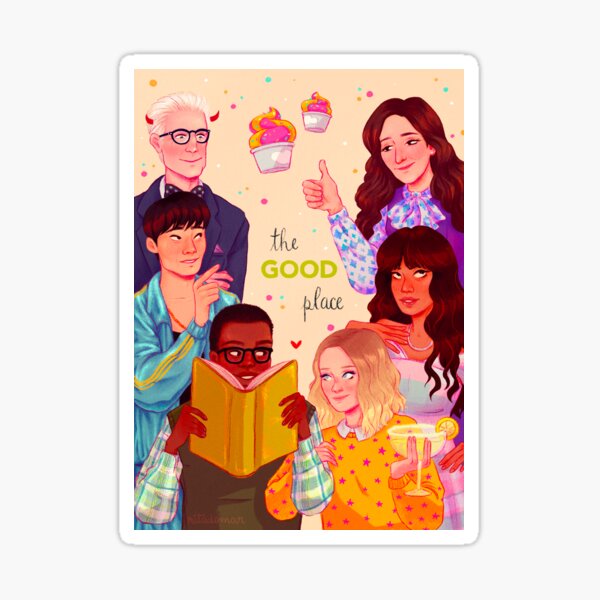 "The Good Place" Sticker for Sale by mazedoodle | Redbubble