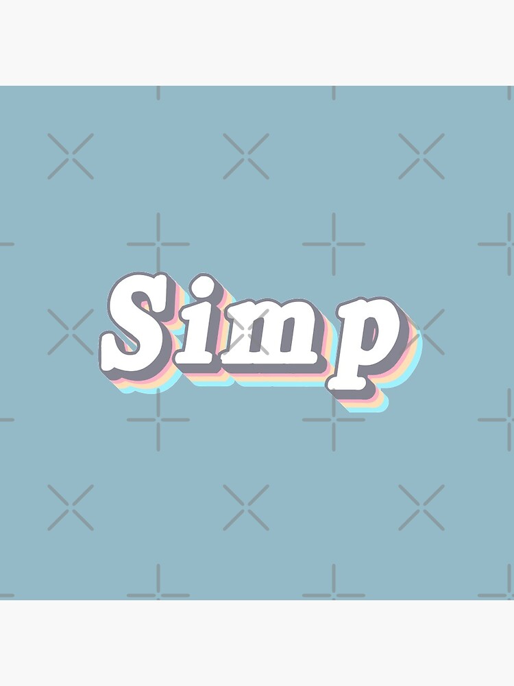 "Simp Sticker Pastel Rainbow" Pin by Drawingvild | Redbubble