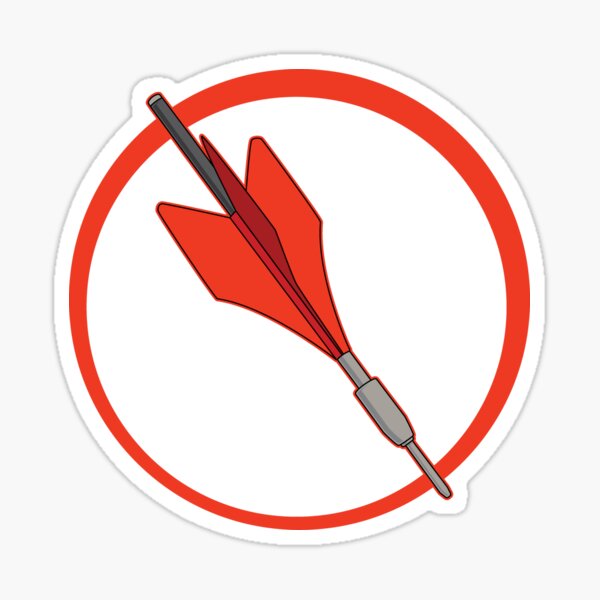 "1970s Lawn Dart Icon No Helmets" Sticker for Sale by tldeutsch | Redbubble