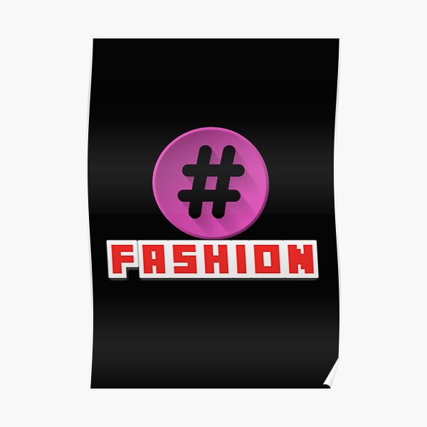 "fashion logo" Poster for Sale by sourav1993 | Redbubble