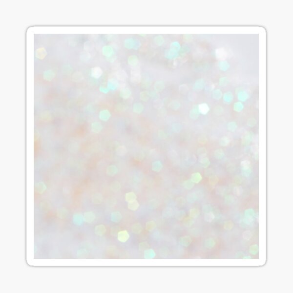 "White Sparkles " Sticker for Sale by kylagwen | Redbubble