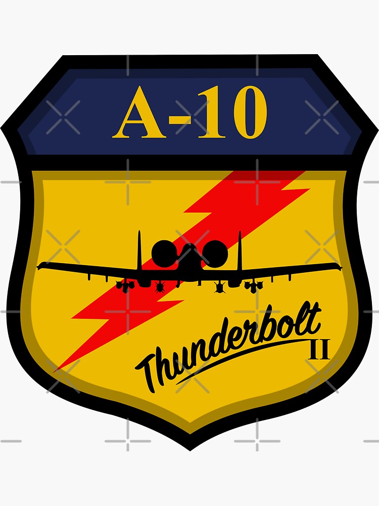 "A-10 Warthog" Sticker for Sale by TGStudios | Redbubble