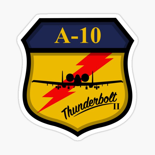 "A-10 Warthog" Sticker for Sale by TGStudios | Redbubble