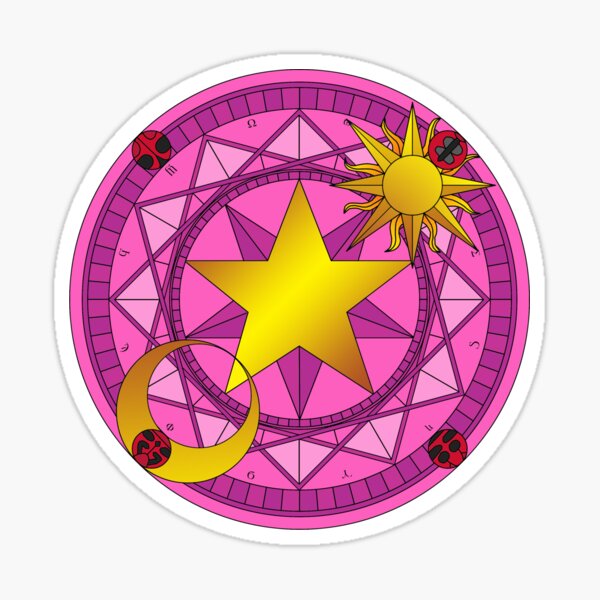 Sticker « Cardcaptor Sakura Magic Circle », par OneNineSix | Redbubble