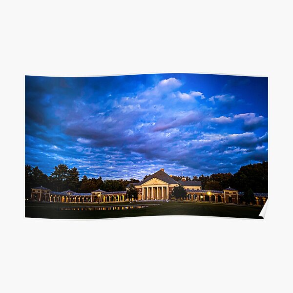 "Saratoga Spa State Park Administration Building" Poster for Sale by ...