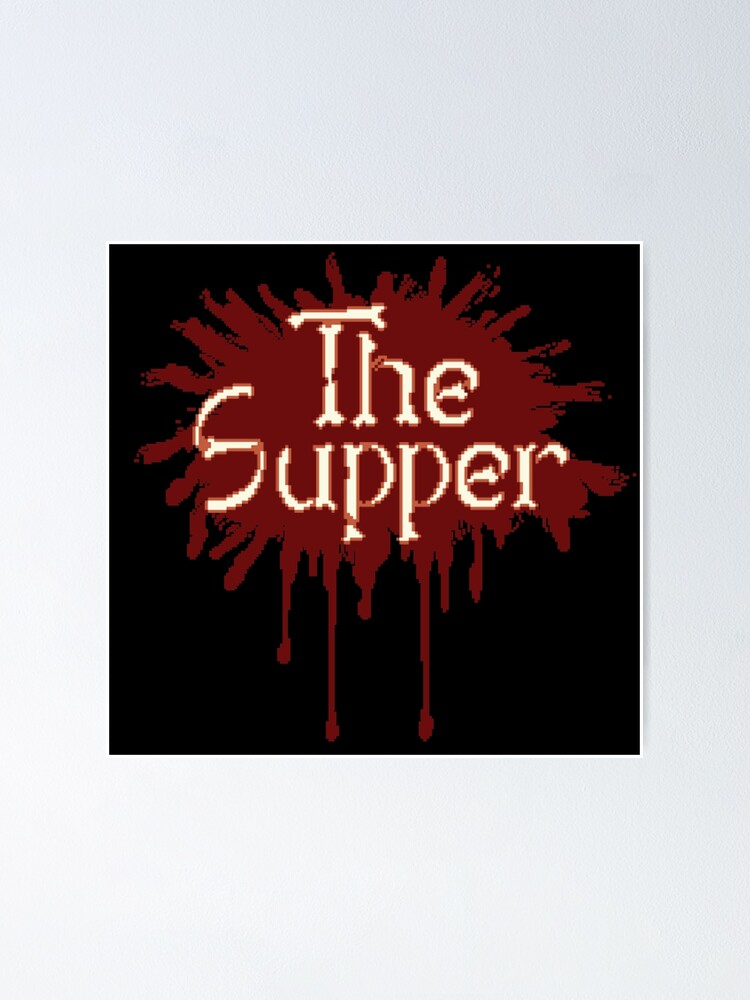 "The Supper Logo" Poster by pixelshuh | Redbubble