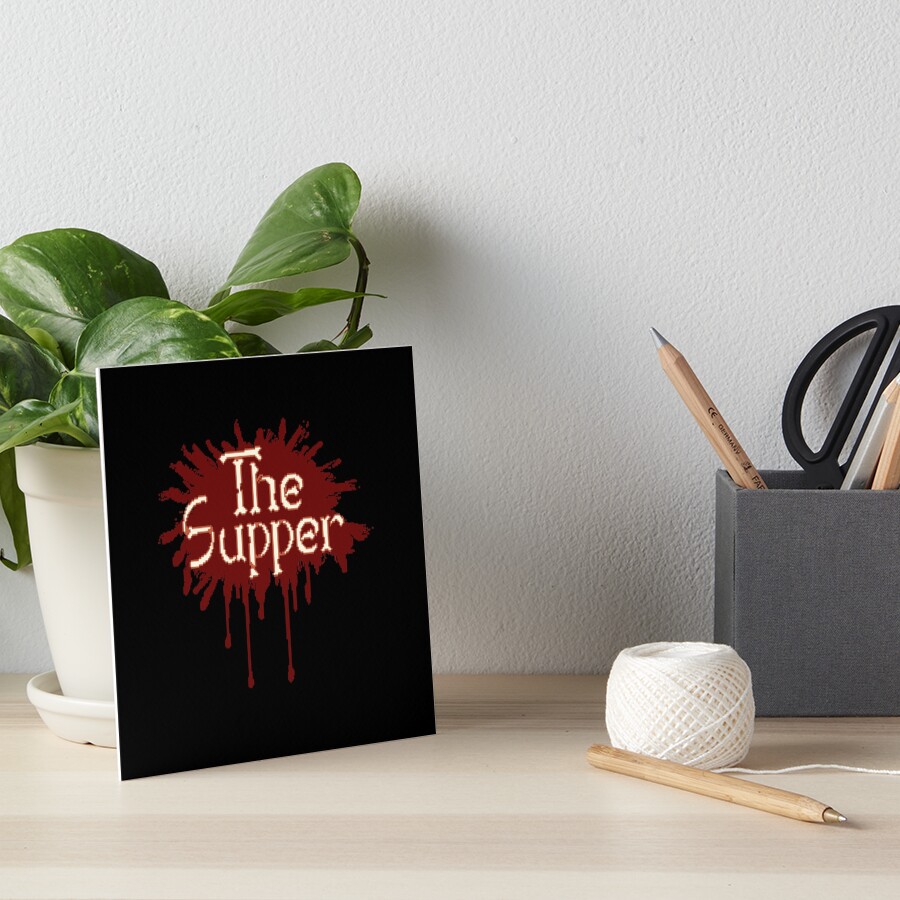 "The Supper Logo" Art Board Print by pixelshuh | Redbubble