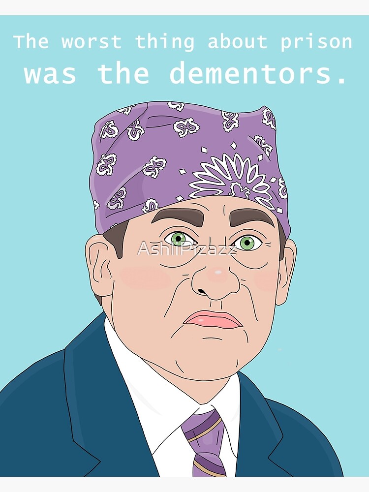 "Prison Mike (Michael Scott) from The Office US" Photographic Print by ...