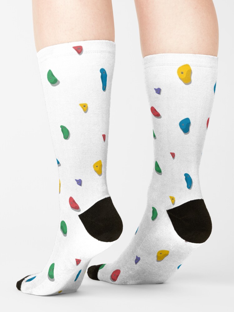 "Rock Climbing Boulder Hold Pattern" Socks for Sale by Squibfireworks ...