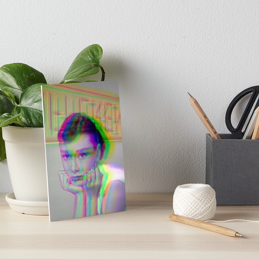 "AUDREY x DIFFERENT" Art Board Print by caroliinebrown | Redbubble