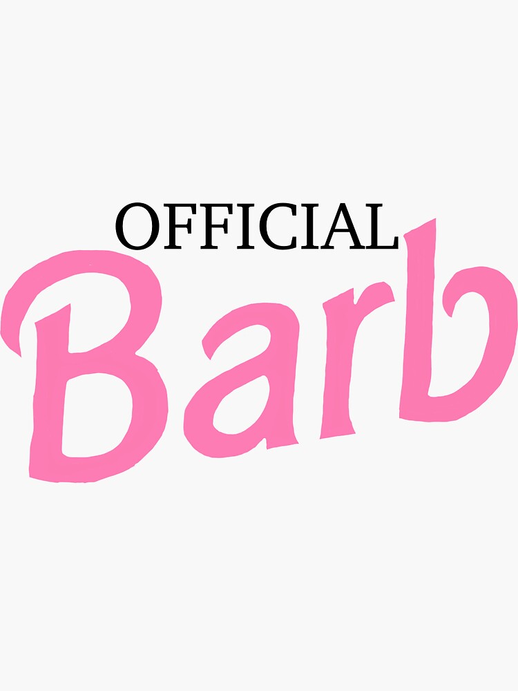 "Official Barb" Sticker for Sale by delaneyyork | Redbubble