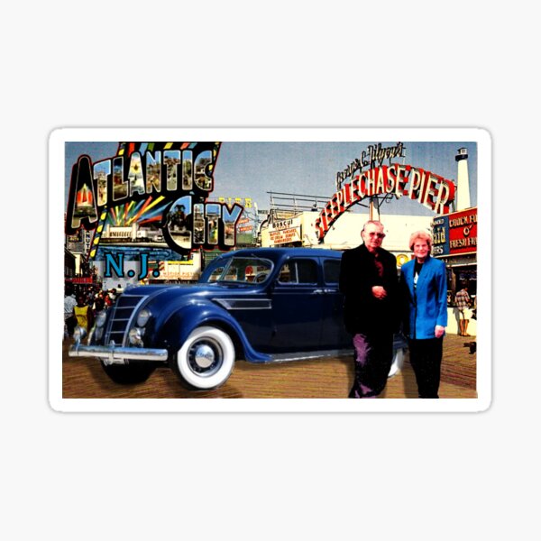 "Atlantic City Steel pier Boardwalk " Sticker for Sale by rikkirocx ...