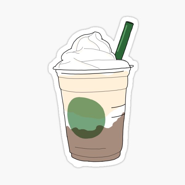 "Frappe clear plastic cup" Sticker by bayleft | Redbubble