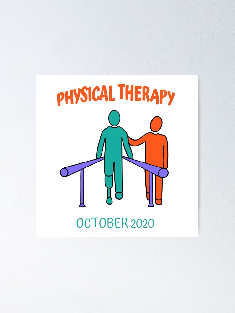 "Physical Therapy Month" Poster by marsarts13 | Redbubble
