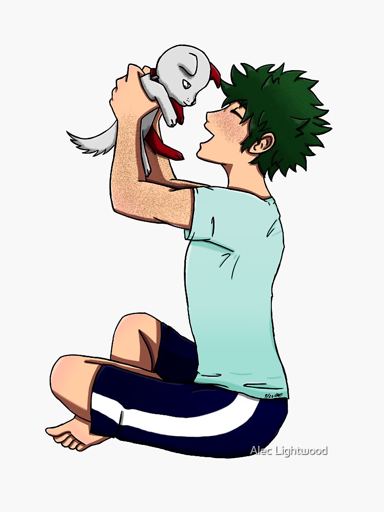 "Deku and Puppy Todoroki" Sticker for Sale by AlecLightwood14 | Redbubble